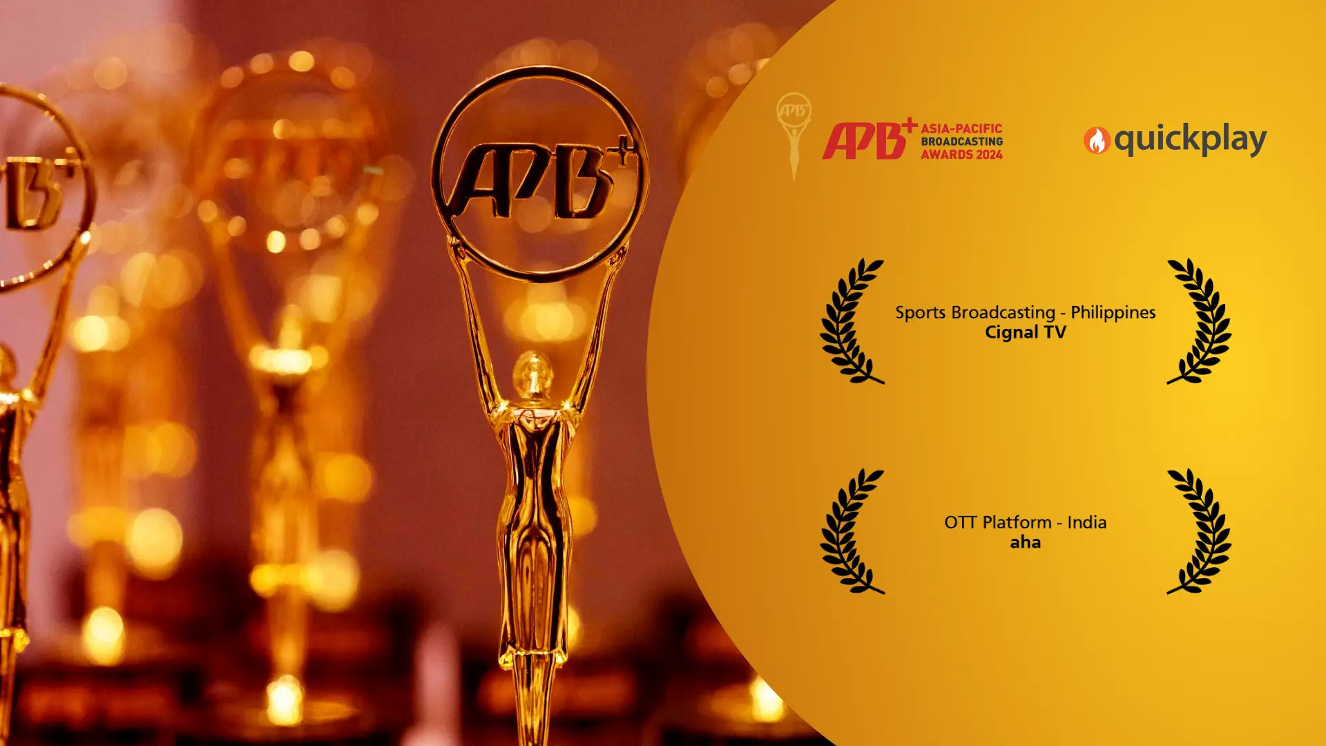 Repeat performance: aha, Cignal TV win big in APB+ awards for second straight year - Quickplay